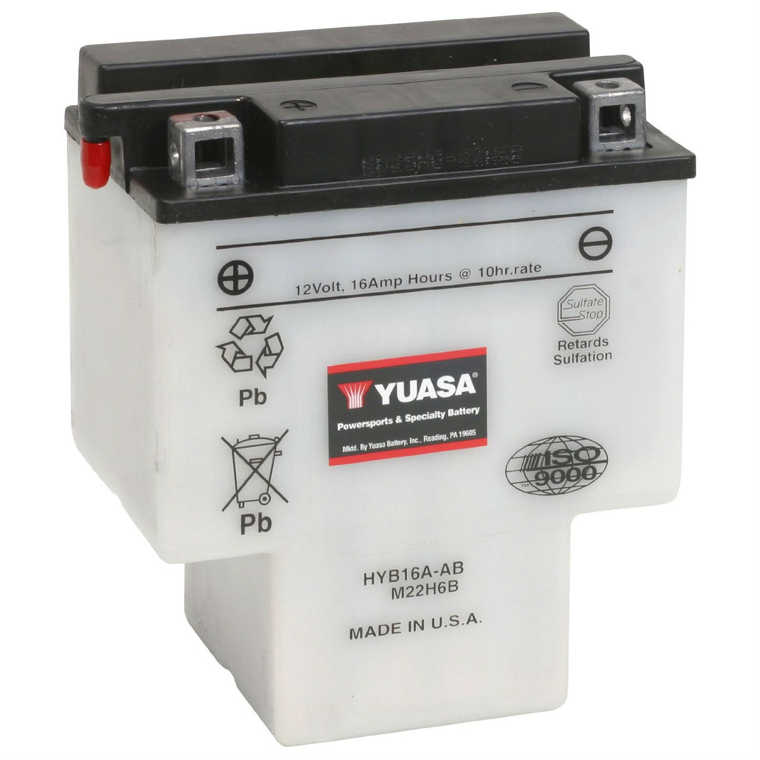 Battery Lookup | Yuasa HYB16A-AB Motorcycle Battery